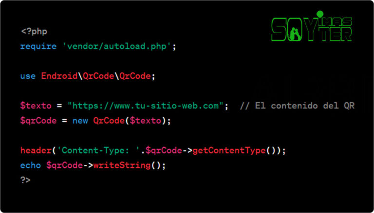 Cómo crear un generador de código QR en PHP